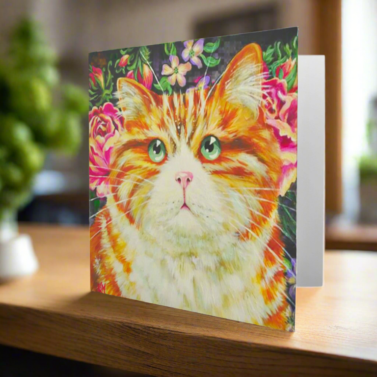 'Marmalade' Cat Greeting Card