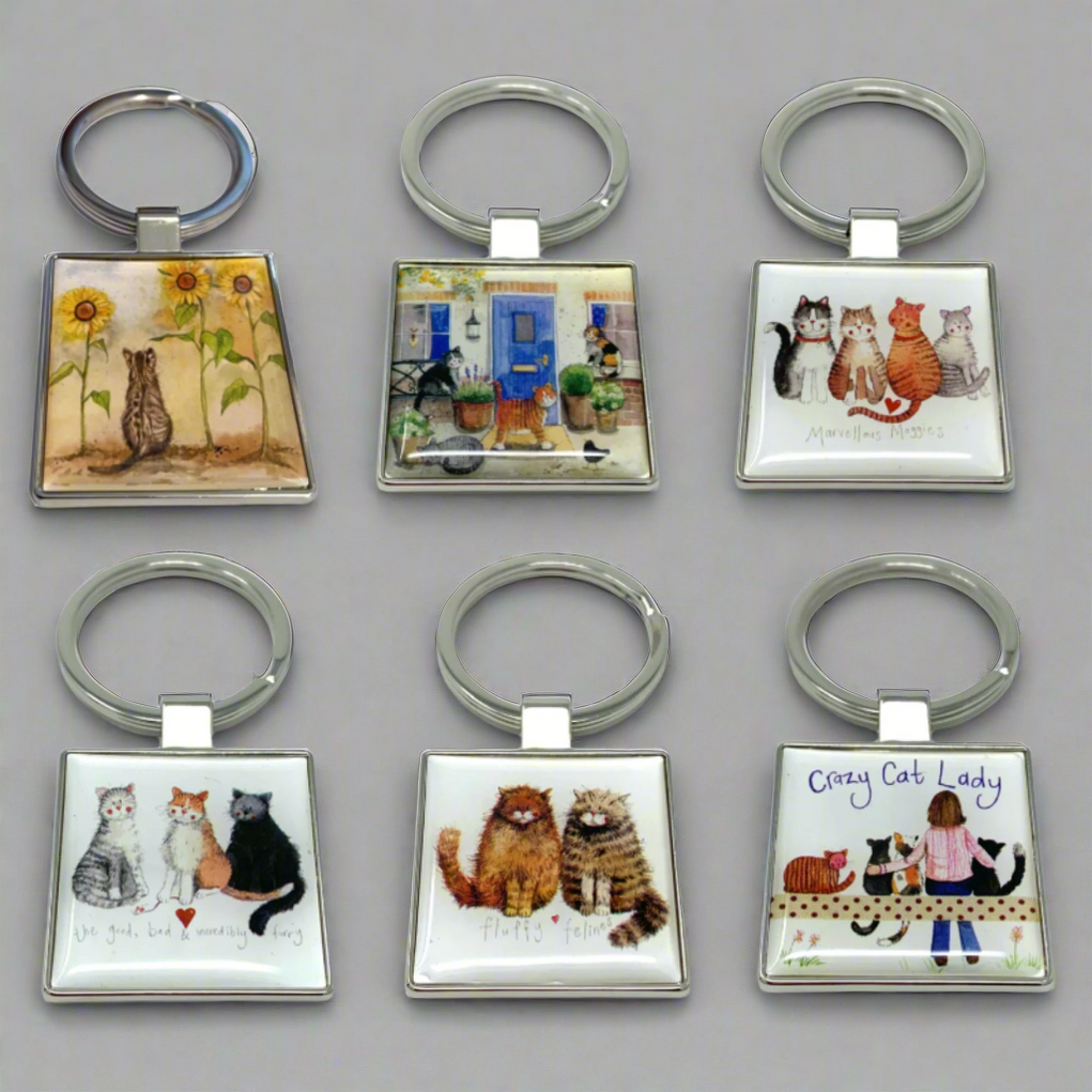 Alex Clark Cat Keyring Bag Charm