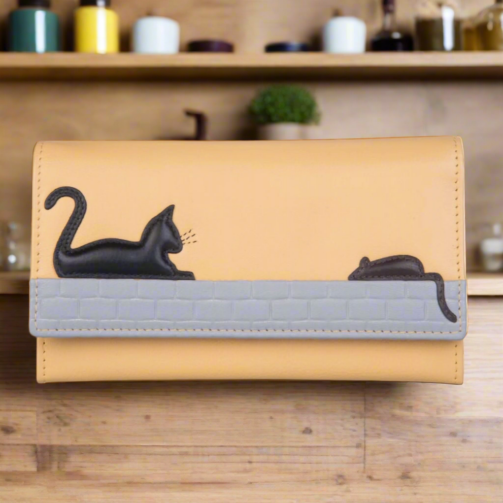 Cat & Mouse Matinee Purse Yellow