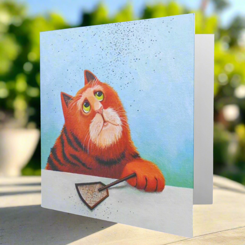 Midges - Greeting Card by Vicky Mount