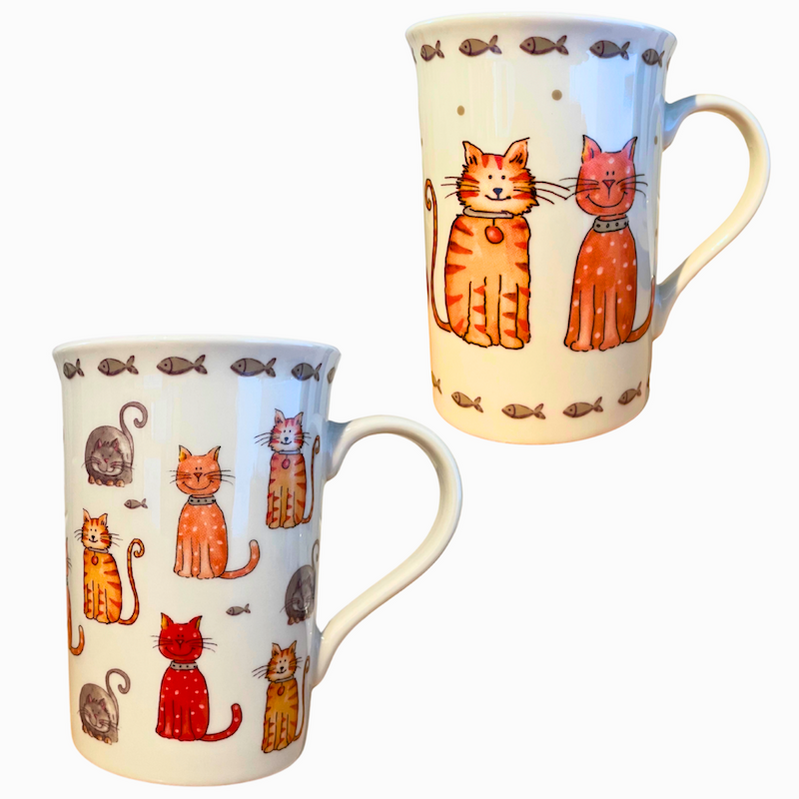 Set of 2 Faithful Friends Fine China Mugs with Gift Box