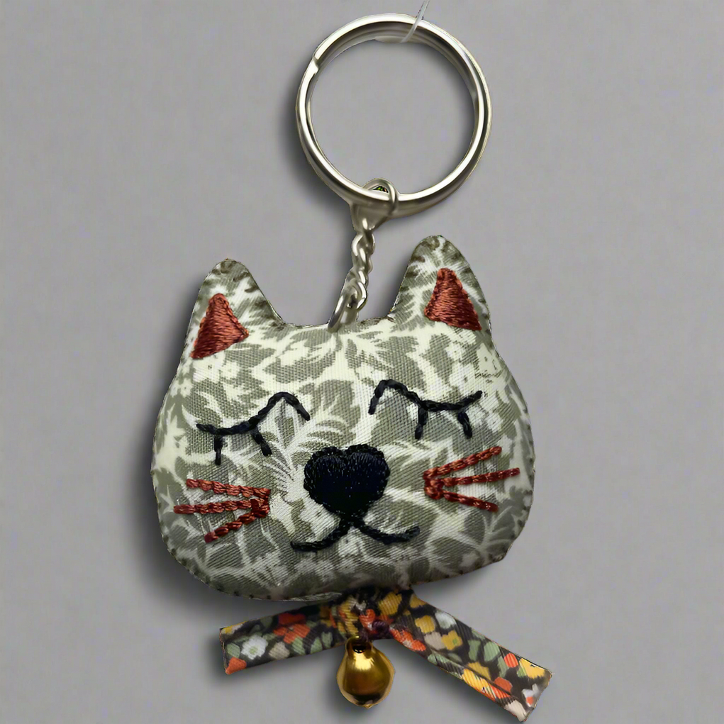 Vintage Cat Keyring