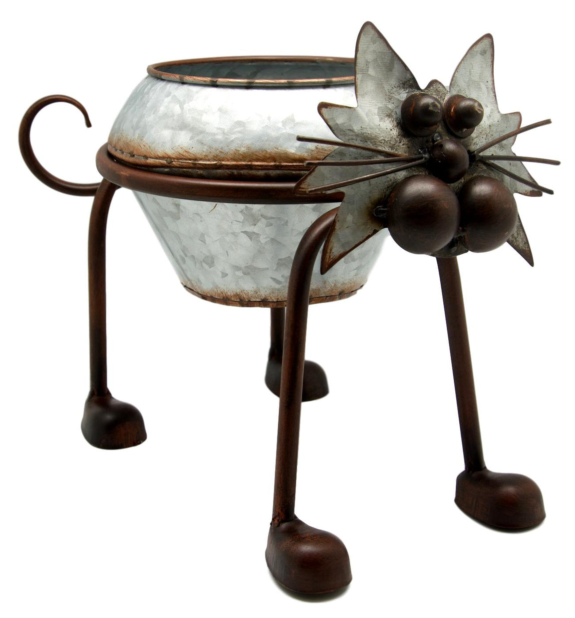 Nodding Head and Tail Cat Plant Holder