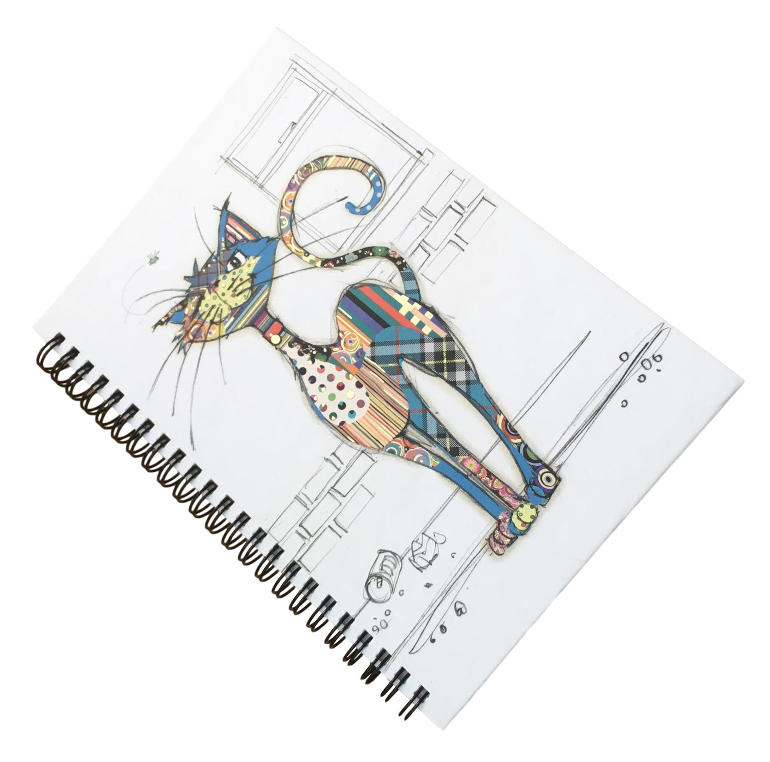 Kooks Cola Cat A5 Gold Foil Hardback Notebook