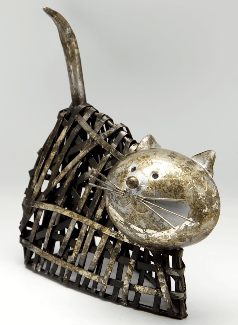 High Quality Metal Cat Statue
