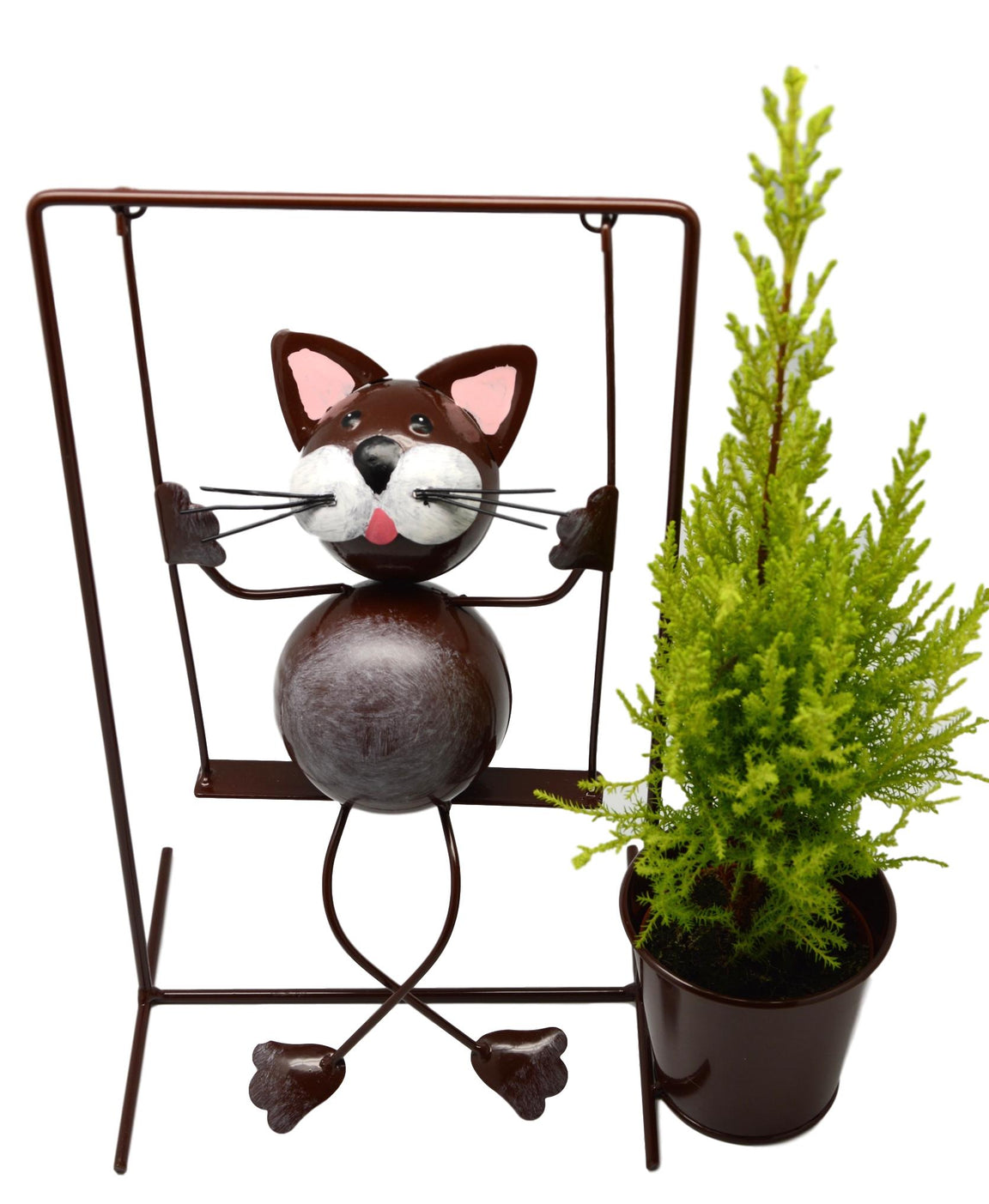Swinging Cat Planter