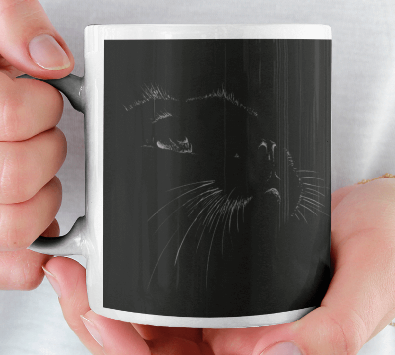 Black Magic Cat Mug